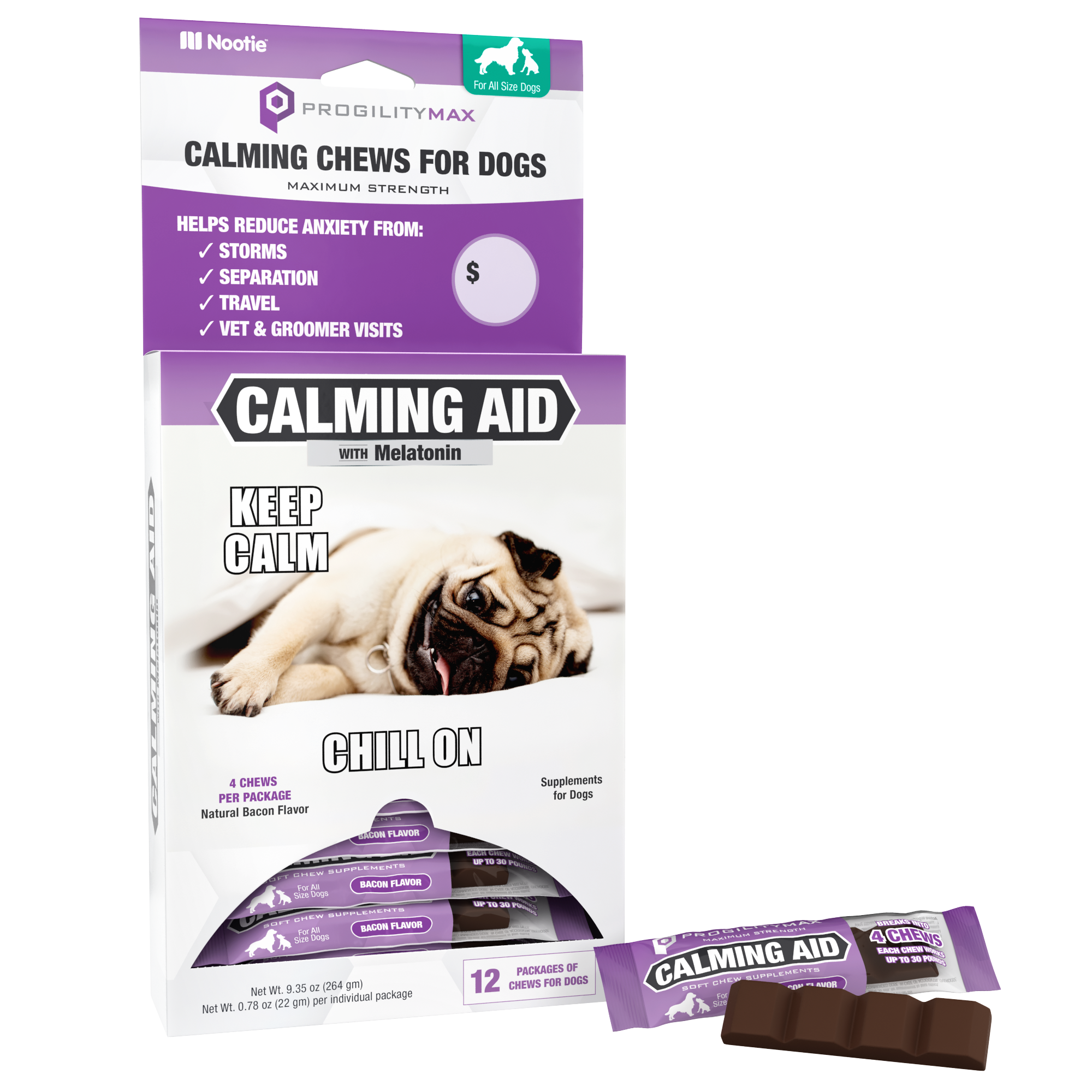 Progility Calming Aid Soft Chew Supplement for Dogs – Nootie Koha Wholesale