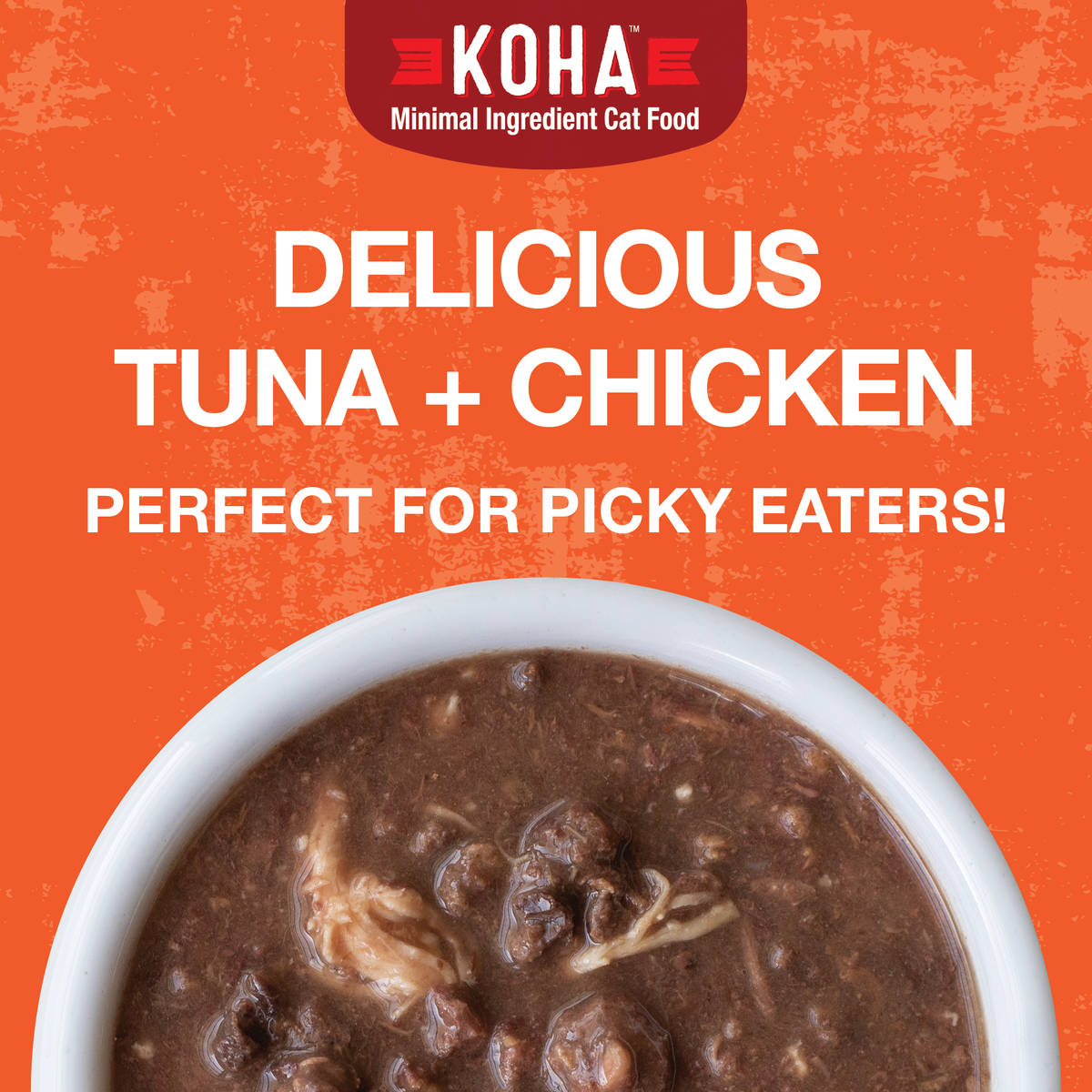 Poké Bowl Tuna & Chicken Entrée in Gravy for Cats - 2 Cases of 12 (3 o ...