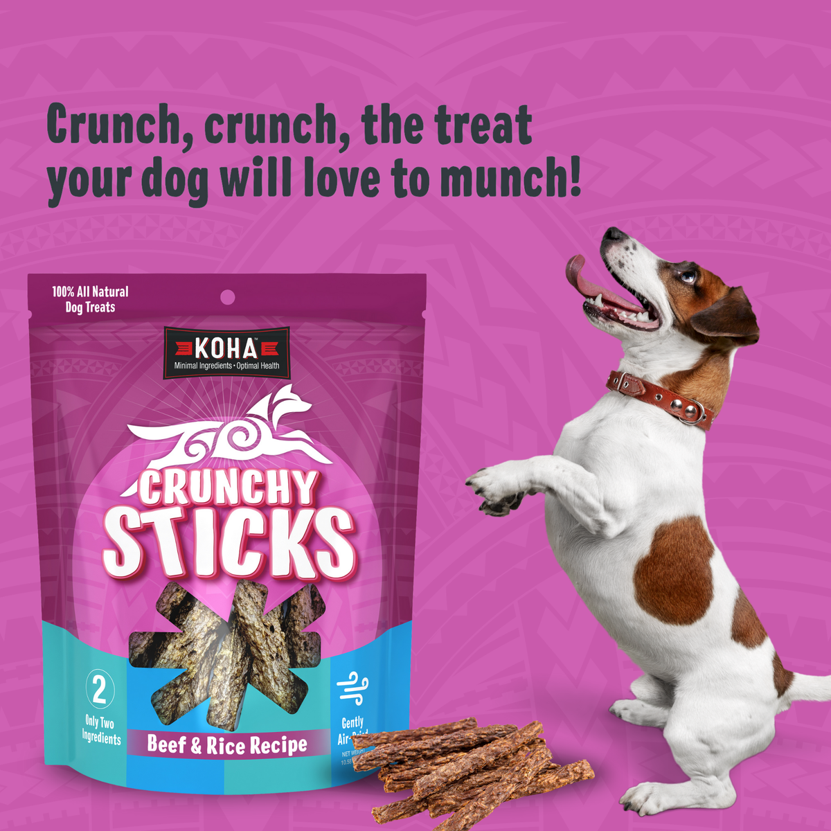 Crunchy Sticks Beef & Rice Recipe – Nootie Koha Wholesale