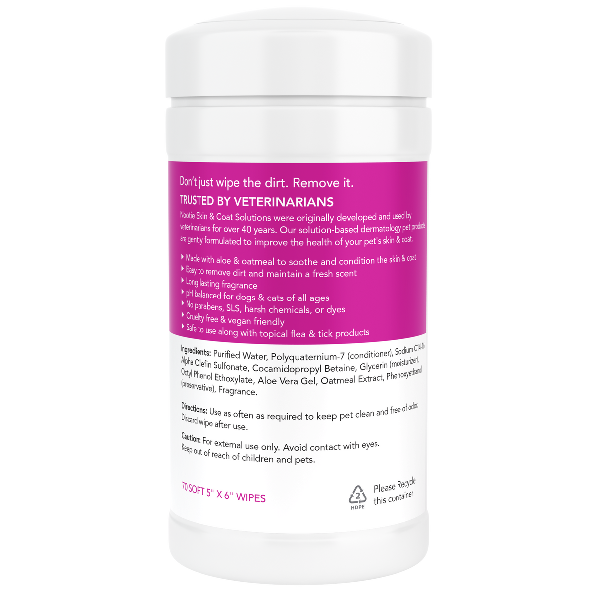 Waterless Shampoo Wipes w/ Aloe & Oatmeal - Japanese Cherry Blossom ...