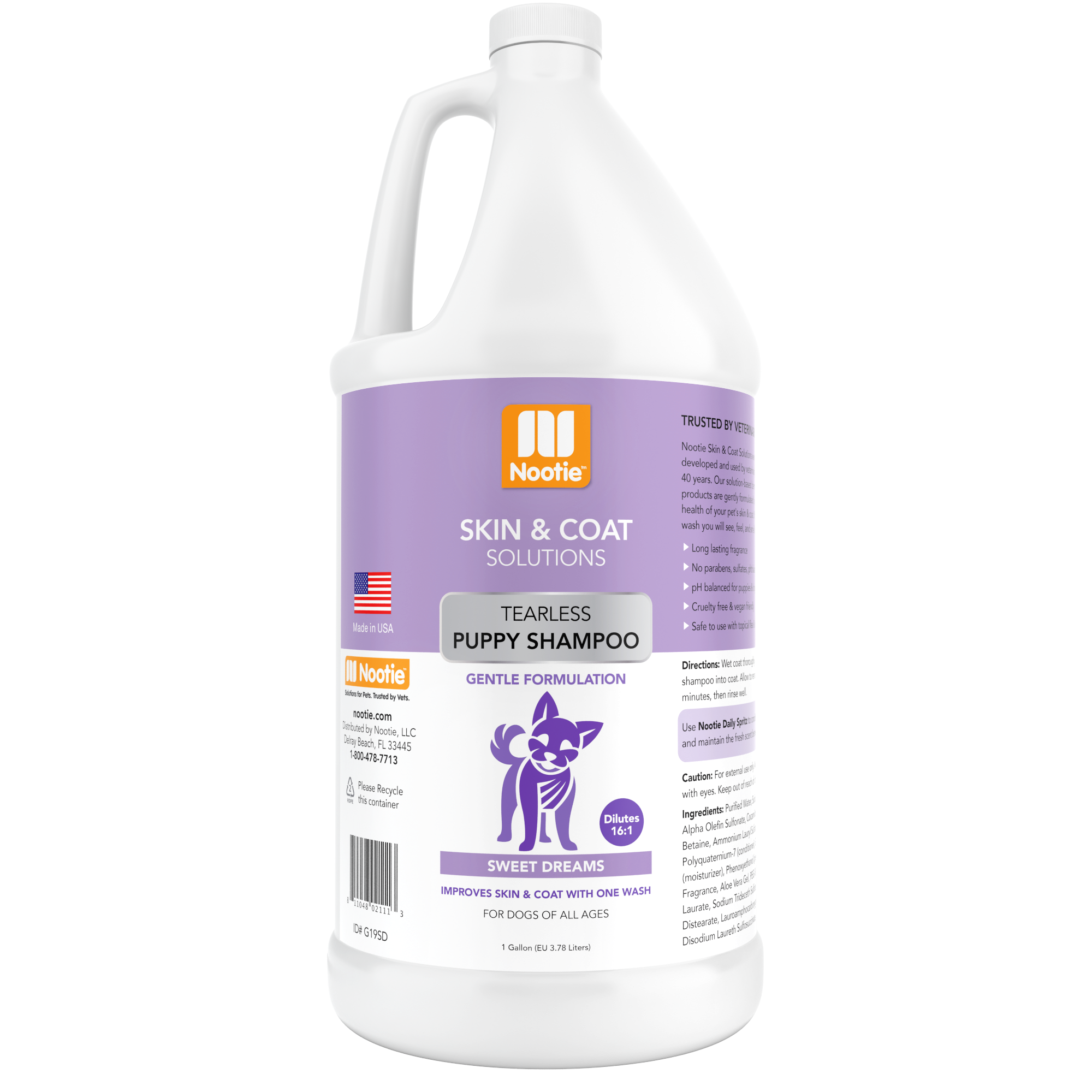 Tearless Puppy Shampoo - Sweet Dreams – Nootie Koha Wholesale