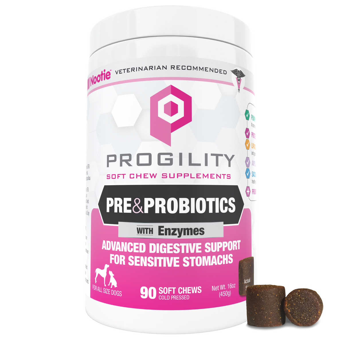 Progility Pre & Probiotics Soft Chew Supplements for Dogs – Nootie Koha ...