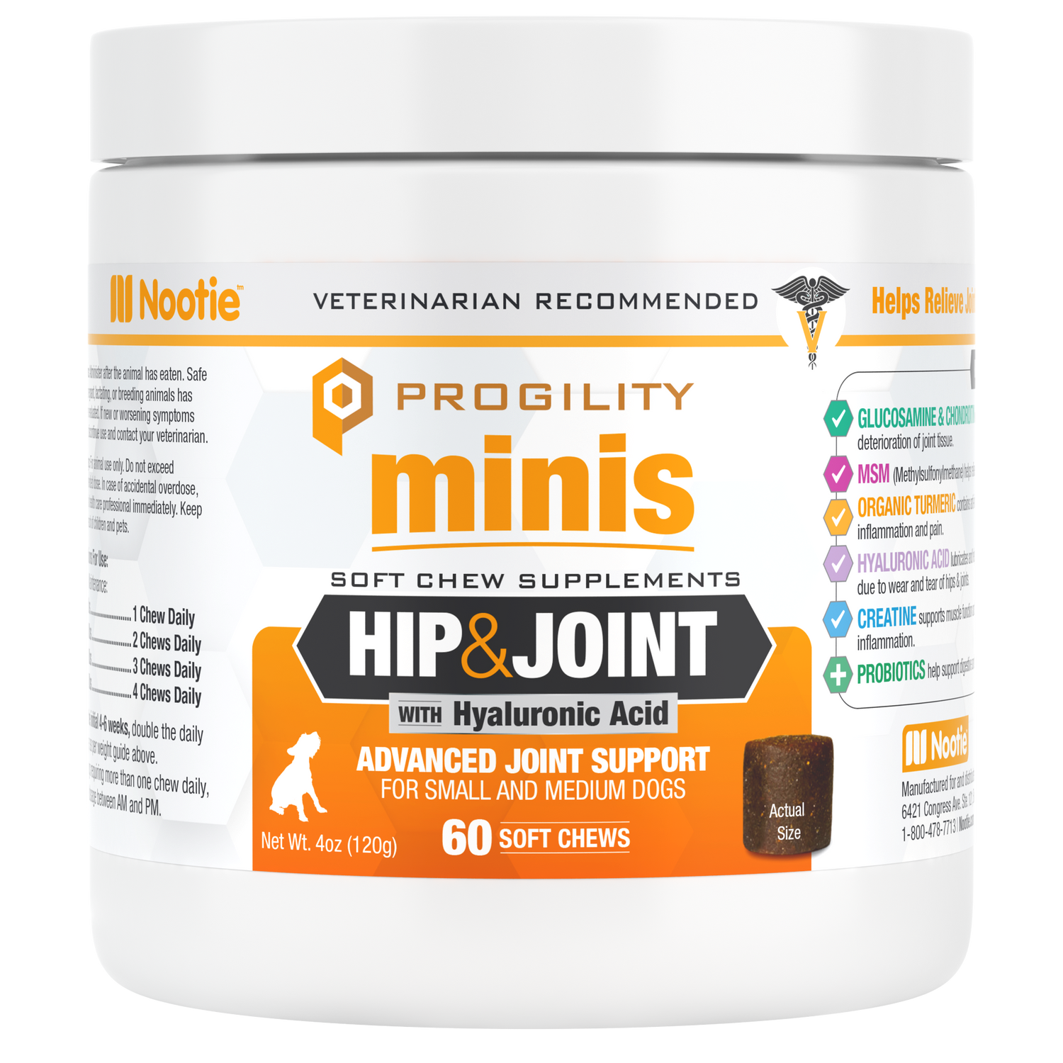 Progility Hip & Joint Soft Chew Supplements for Dogs – Nootie Koha ...